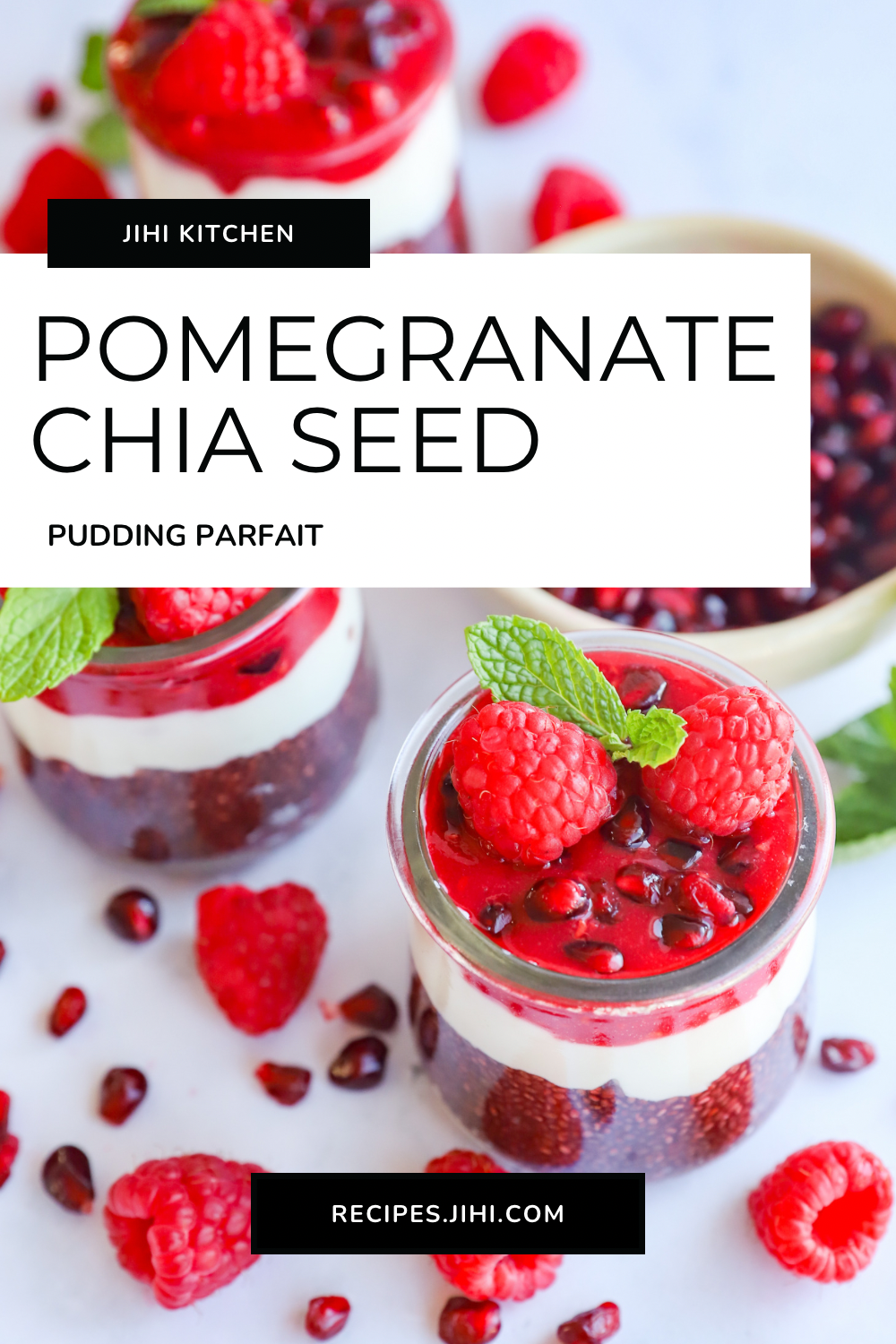 Pomegranate Chia Seed Pudding