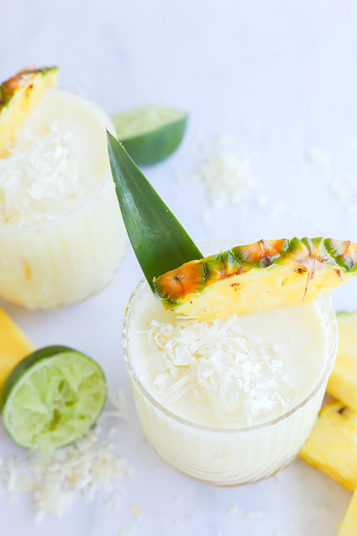 Pineapple Coconut Water Mocktail - Jihi Kitchen